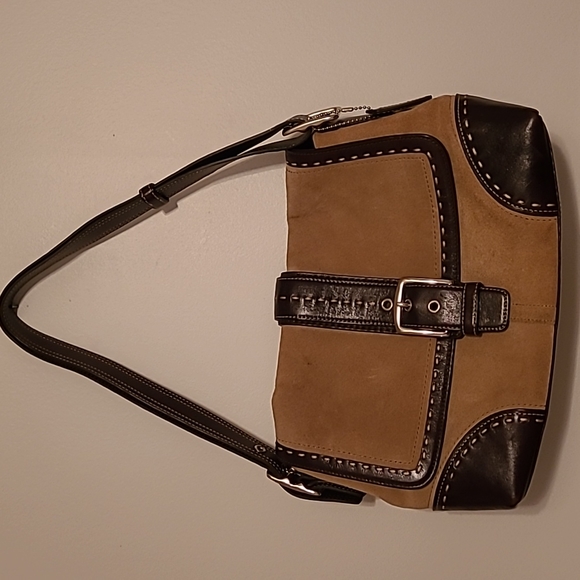 Coach | Bags | Coach Suede Handbag | Poshmark